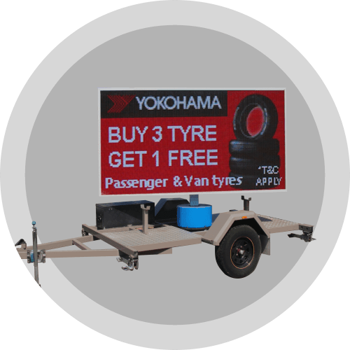 VMS Boards For Hire | Variable Message Sign Hire - Graphic Sign Hire